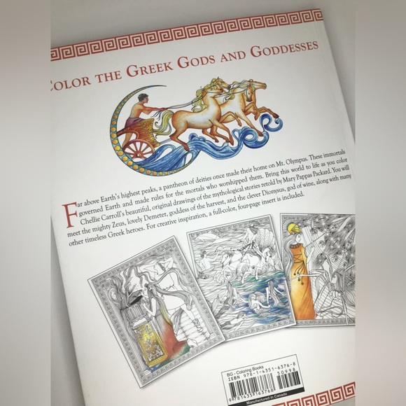 Office | 315 Greek Mythology Coloring Book Educational And Fun | Poshmark